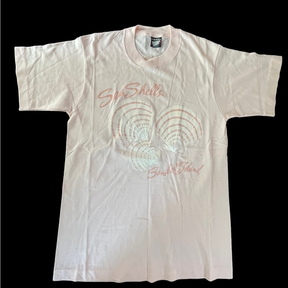 Screen Stars | Shirts | Vintage Ss Tshirt Sea Shells Sanibel Island ...